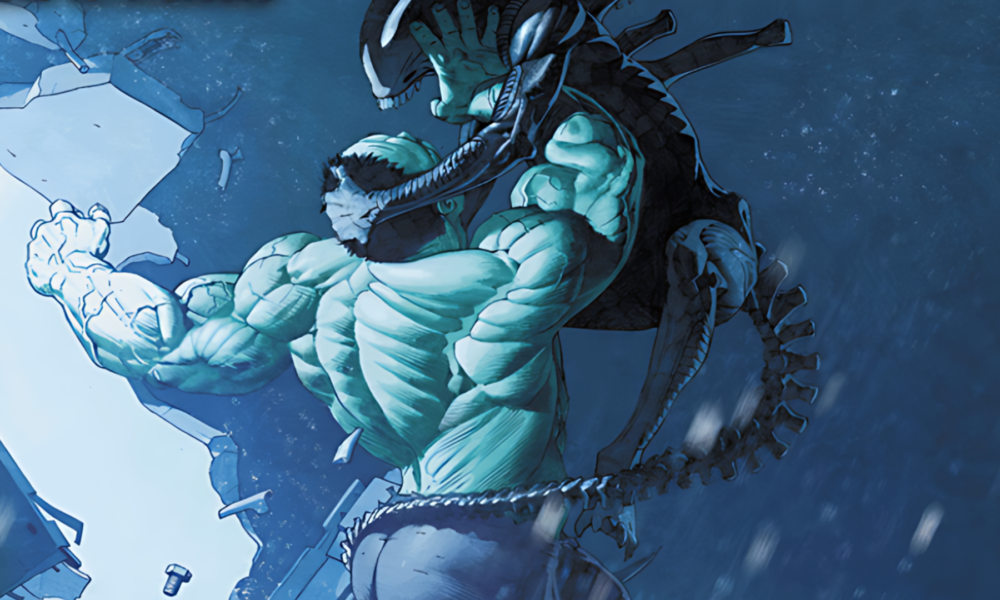 En Aliens vs Avengers veremos pelear a Hulk contra el Xenomorfo