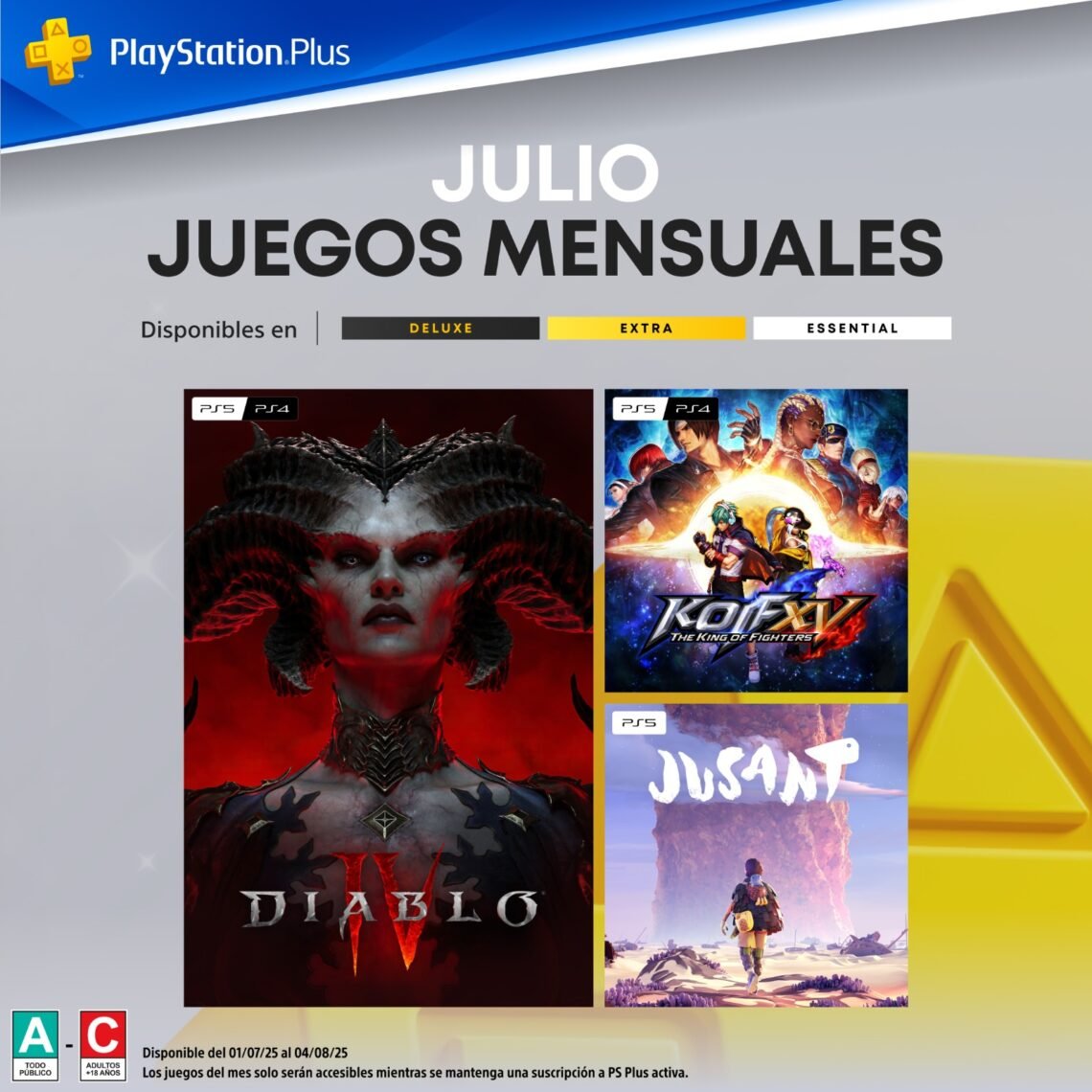 Diablo IV y más juegos increíbles llegan a PlayStation Plus en julio de 2025 - La Comikeria